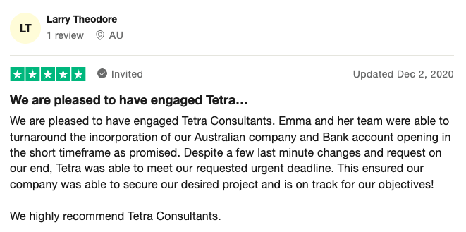 Tetra Consultants Review